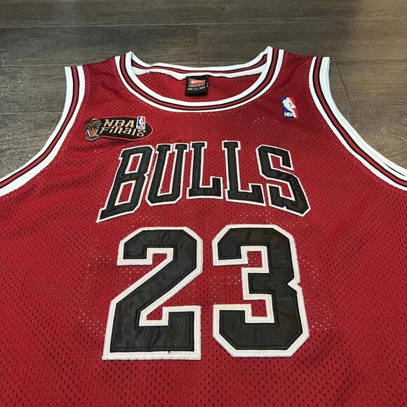 Nike | Shirts | Vintage Chicago Bulls Michael Jordan Nba Finals Jersey ...